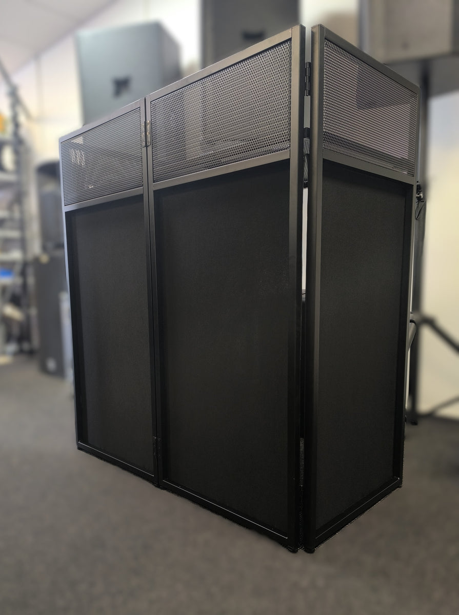 DJ Pro Event Table Foldable Portable Aluminum DJ Booth Facade DJB-06 ...