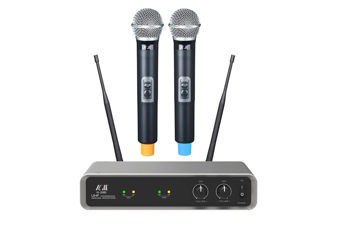 ICM IU-2082 UHF Dual Channel Digital Wireless Microphone (MC13) – SNW ...